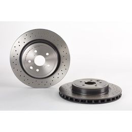 Brembo Bremsscheibe COATED DISC LINE 09.A301.11 hinten rechts links Gelocht 345mm f&uuml;r LEXUS 424310W030