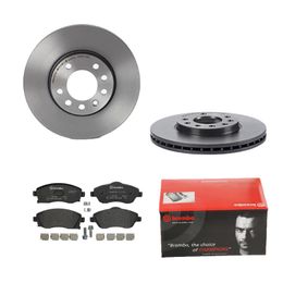 Brembo Bremsensatz-Vorderachse COATED DISC LINE / STANDARD IJDTIDFX76 Bremsensatz, Scheibenbremse vorne rechts links innenbel&uuml;ftet 280mm f&uuml;r GENERAL M