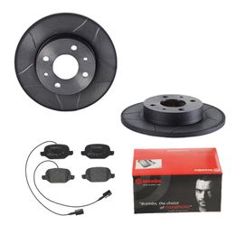 Brembo Bremsensatz, Scheibenbremse 1420-57031 hinten rechts links Geschlitzt 240mm f&uuml;r ZASTAVA ALFA ROMEO KIA FIAT FORD LANCIA ABARTH 7566931 60805117