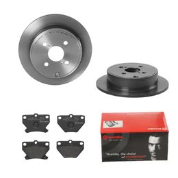 Brembo Bremsensatz, Scheibenbremse 1420-54023 hinten rechts links voll 258mm f&uuml;r PONTIAC TOYOTA 446652060 446652050 446652040