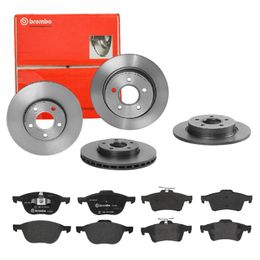 Brembo Bremsensatz-Vorn und hinten SG00000E5Y Bremsensatz, Scheibenbremse vorne rechts links innenbel&uuml;ftet 278mm f&uuml;r MITSUBISHI FORD USA MAZDA (CHANGA
