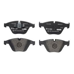 Brembo Bremsbelagsatz, Scheibenbremse XTRA LINE P 06 055X vorne rechts links ohne Zubeh&ouml;r f&uuml;r BMW (BRILLIANCE) 34112413152 34112409225 34106880754
