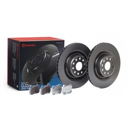 Brembo Bremsensatz, Scheibenbremse KT 08 022 hinten rechts links innenbel&uuml;ftet 365mm f&uuml;r TESLA 102763200B 105506800B 106833100A