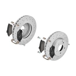 ATE Bremsensatz, Scheibenbremse 1420-22739 vorne rechts links Gelocht/innenbel. 295mm f&uuml;r MERCEDES-BENZ 0074201620 A0054200820 A0074205520