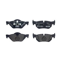 Brembo Bremsbelagsatz, Scheibenbremse XTRA LINE P 06 038X hinten rechts links ohne Zubeh&ouml;r f&uuml;r BMW 34121288894 34216773161 34216767150