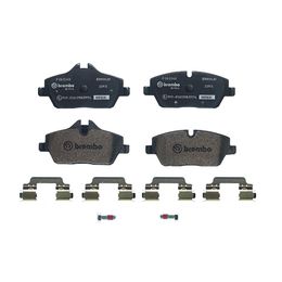 Brembo Bremsbelagsatz, Scheibenbremse XTRA LINE P 06 034X vorne rechts links mit Zubeh&ouml;r f&uuml;r MINI BMW 34116794056 34116772892 34118867474