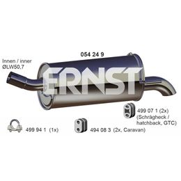 Ernst Endschalld&auml;mpfer 054249 f&uuml;r GENERAL MOTORS OPEL 13150386 13149475 5852306