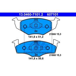 ATE Bremsensatz, Scheibenbremse 1420-42718 vorne rechts links voll 239mm f&uuml;r SKODA SEAT VAG 3256153012 ZBA615301 175615301