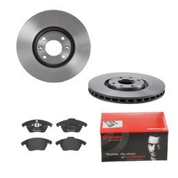 Brembo Bremsensatz-Vorderachse COATED DISC LINE / STANDARD IJDTIDD5T2 Bremsensatz, Scheibenbremse vorne rechts links innenbel&uuml;ftet 302mm f&uuml;r CITRO&Euml;N (