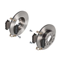 Brembo Bremsensatz-Hinterachse COATED DISC LINE / STANDARD IJDTIDI3P2 Bremsensatz, Scheibenbremse hinten rechts links voll 256mm f&uuml;r SKODA VW (SVW) SE