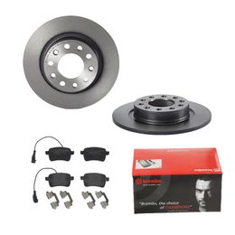 Brembo Bremsensatz, Scheibenbremse 1420-56053 hinten rechts links voll 264mm f&uuml;r ALFA ROMEO FIAT (GAC) 77365357 51806283 71770092