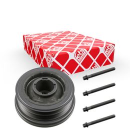 febi bilstein Riemenscheibe, Kurbelwelle ProKit 33602 192mm f&uuml;r BMW 11238511371 11237786611S1 11237786611
