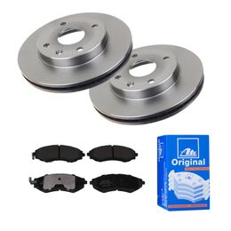 ATE Bremsensatz, Scheibenbremse 1420-22581 vorne rechts links bel&uuml;ftet 256mm f&uuml;r DAEWOO CHEVROLET 96253382 96245178 96446742