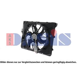 AKS DASIS L&uuml;fter, Motork&uuml;hlung 058066N &Oslash;480mm 480mm f&uuml;r BMW 17427563259 7590699 7563259