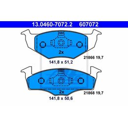 ATE Bremsensatz, Scheibenbremse 1420-42797 vorne rechts links bel&uuml;ftet 256mm f&uuml;r SEAT VAG 321615301D 1H0698151A 6N0615301D
