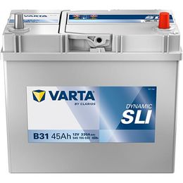 Varta Starterbatterie DYNAMIC SLI 12 V, 45 Ah, 330 A 545155033K262 12V 45Ah 330A f&uuml;r RENAULT DAEWOO SUZUKI FIAT / LANCIA TOYOTA MAZDA FORD NISSAN OPEL