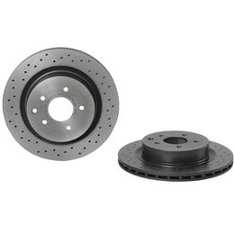 Brembo Bremsscheibe XTRA LINE 09.7356.2X hinten rechts links Gelocht 322mm f&uuml;r NISSAN 43206AA300 43206AA301 43206CD005