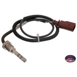 febi bilstein Sensor, Abgastemperatur 49284 Vor Ru&szlig;partikelfilter f&uuml;r VW 03G906088AQ 3G906088AQ