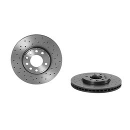Brembo Bremsscheibe XTRA LINE 09.9165.1X vorne rechts links Gelocht/innenbel. 285mm f&uuml;r CADILLAC BAIC VAUXHALL SAAB OPEL 95526645 9156807 93171497