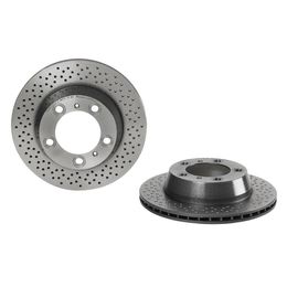 Brembo Bremsscheibe COATED DISC LINE 09.8998.11 hinten rechts links Gelocht 299mm f&uuml;r PORSCHE 98735240101