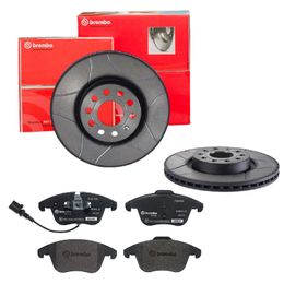 Brembo Bremsensatz-Vorderachse MAX LINE SK8K0F7451 Bremsensatz, Scheibenbremse vorne rechts links innenbel&uuml;ftet 312mm f&uuml;r SKODA VW (SVW) SEAT (FAW) AU