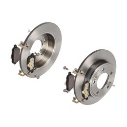 Brembo Bremsensatz-Hinterachse COATED DISC LINE / STANDARD IJDTIDJ7P2 Bremsensatz, Scheibenbremse hinten rechts links voll 262mm f&uuml;r HYUNDAI KIA GENER