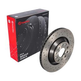 Brembo Bremsscheibe XTRA LINE 09.A200.1X Gelocht/innenbel. 310mm f&uuml;r SKODA AUDI (SAIC) VW SEAT (FAW) (SVW) 3QF615601A 5Q0615601E 5Q0615601S
