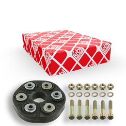 febi bilstein Gelenk, L&auml;ngswelle ProKit 01975 vorne mit Muttern 132mm f&uuml;r MERCEDES-BENZ A1244100115 1264100515 1244100115