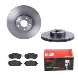 Brembo Bremsensatz-Vorderachse COATED DISC LINE / STANDARD IJDTIDGYV2 Bremsensatz, Scheibenbremse vorne rechts links innenbel&uuml;ftet 293mm f&uuml;r TOYOTA SA