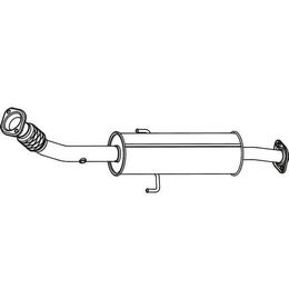 VEGAZ Vorschalld&auml;mpfer ts496 f&uuml;r TOYOTA