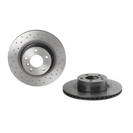 Brembo XTRA LINE 09.B569.1X Bremsscheibe hinten rechts links Gelocht 330mm f&uuml;r BMW 34206886482 34206868936 34206790362