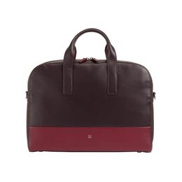 DuDu Berlino Aktentasche Leder 39 cm Laptopfach in burgundy | Gr.: onesize