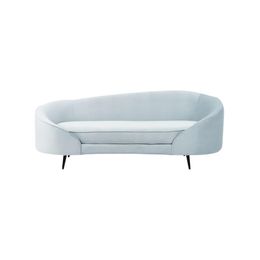 Beliani 3-Sitzer Sofa SAVAR in Blau/Schwarz - (W) 183 x (H) 75 x (L) 85 cm | Gr.: onesize