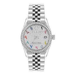 Philipp Plein Damenuhr Date Superlative Crystal in silber | Gr.: onesize