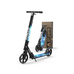 Apollo City Scooter " Phantom Pro Stars " in schwarz/blau | Gr.: onesize