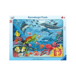 Ravensburger Kinderpuzzle - Unten im Meer - 30-48 Teile Rahmenpuzzle f&uuml;r... | Gr.: onesize