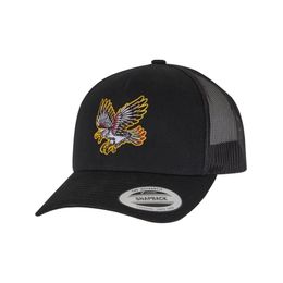 Mister Tee Cap "Bravery Eagle Trucker Cap 5-Panel Retro Trucker Cap" in Schwarz | Gr.: onesize