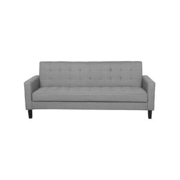 Beliani 3-Sitzer Sofa VEHKOO in Grau/Braun - (W) 200 x (H) 86 x (L) 77 cm | Gr.: onesize