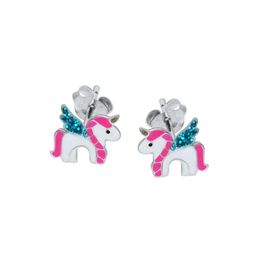 schmuck23 Ohrringe 925 Silber Einhorn in Bunt | Gr.: onesize