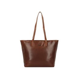 Green Burry Greenburry Vintage Shopper Tasche XXL Leder 47 cm Laptopfach in natur | Gr.: onesize