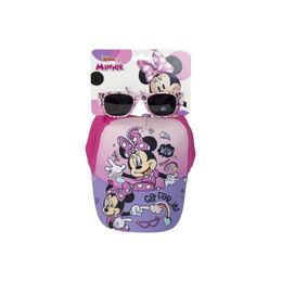 Disney Minnie Mouse Set &ndash; Kinder Cap & Sonnenbrille f&uuml;r sonnige Tage in Lila | Gr.: onesize