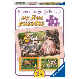 Ravensburger Kinderpuzzle - 05679 Lotta auf dem Bauernhof - My First Puzzle... | Gr.: onesize