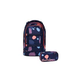 Satch Schulrucksack-Set PACK Coral Reef 2-teilig in Blau/Rosa | Gr.: onesize