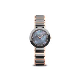 Bering Armbanduhr Ceramic Dunkelgrau, Rose Gold in rosegold | Gr.: onesize