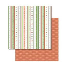 Buntpapierfabrik Ludwig B&auml;hr Scrapbook Paper Classic Christmas rot/gr&uuml;n12x12 Zoll Packung mit 25 B... | Gr.: onesize