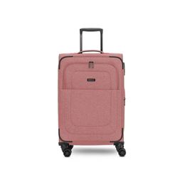 Redolz Essentials 12 MEDIUM 4-Rollen Trolley 67 cm mit Dehnfalte in rose | Gr.: onesize