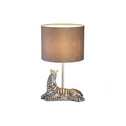 Licht-Erlebnisse Tischlampe (B)20 x (L)20 x (H)35 cm in Silber Schwarz | Gr.: onesize