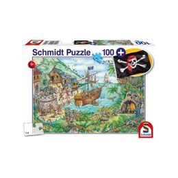 Schmidt Spiele Piraten (Kinderpuzzle) | Mit Flagge | Gr.: onesize