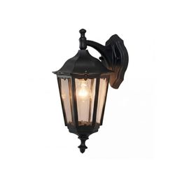 Licht-Erlebnisse Au&szlig;en Wandlampe (B)26 x (H)44 cm in Schwarz | Gr.: onesize