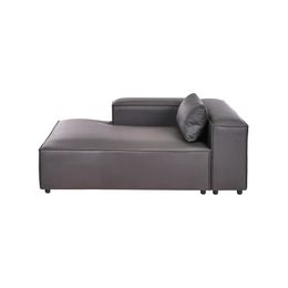 Beliani Sofaelement BRANDE in Schwarz - (W) 121 x (H) 70 x (L) 184 cm | Gr.: onesize